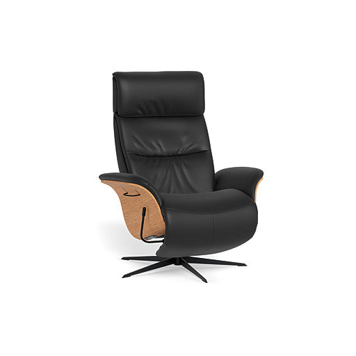 Golf Wood | Lænestol m. recliner i semianilin læder – Hjemme Hos