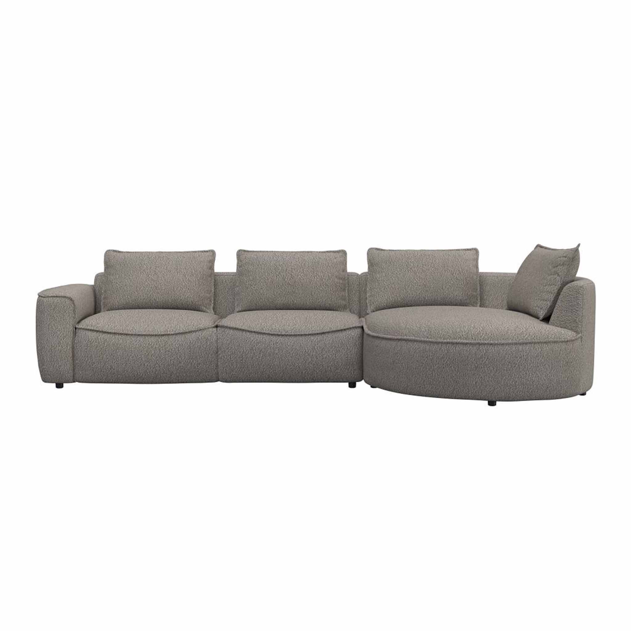 Samone | Chaiselong sofa latte – Hjemme Hos