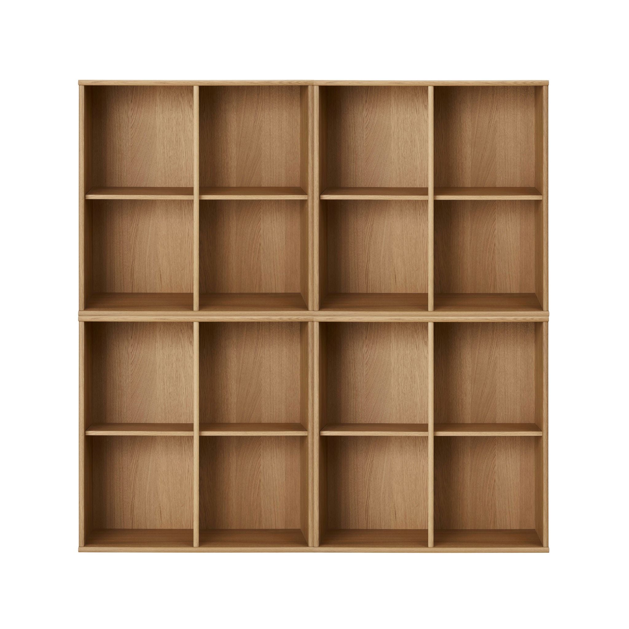 Mistral | Bogkasse reol 4x 025 moduler naturolieret eg – Hjemme Hos